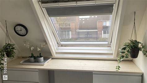 desk under a sloping roof diy by celine tosize es