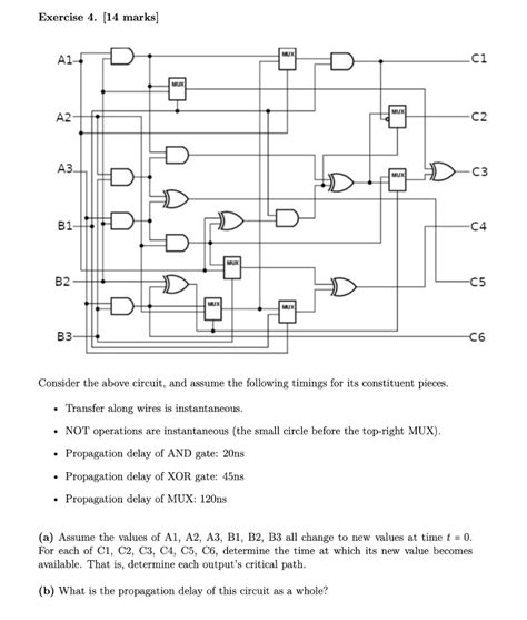 solved exercise 4 [14 marks] consider the above circuit