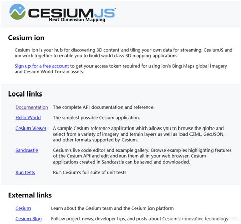 Cesium：入门教程（一）之 Hello Worldcesium教程 Csdn博客