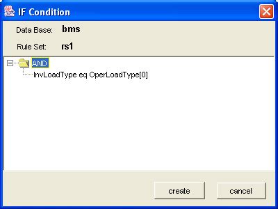Binary Condition Rule Dialog Download Scientific Diagram