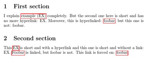 Hyperref Glossaries Hyperlink Only At The First Occurrence In Every Chapter TeX LaTeX