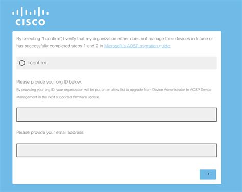 Cisco Mtr 디바이스의 Android Open Source Project Aosp 지원 소프트웨어 업데이트에 대해