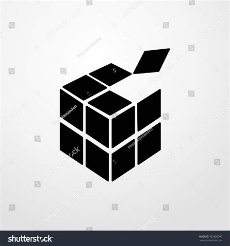 Cube Icon Illustration Isolated Sign Symbol Shutterstock