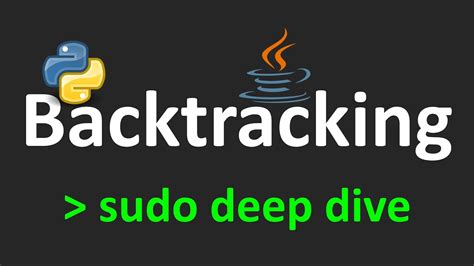 Dsa Backtracking Python Java Youtube