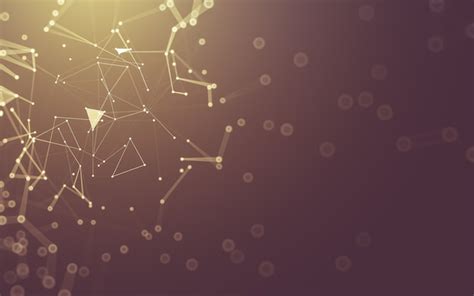 Premium Photo Abstract Background Molecules Technology With