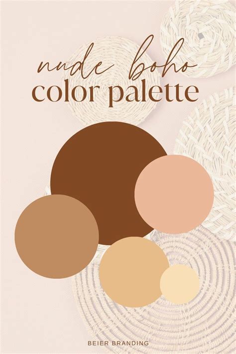 Nude Boho Color Palette Inspiration Beier Branding Cozy Colors Palette Nude Color Palette