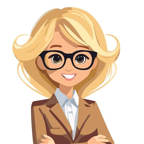 La Chica Del Vector Vector Premium