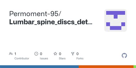 Github Permoment 95lumbarspinediscsdetection