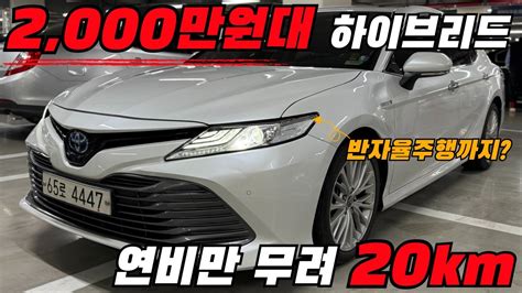 2000만원대 하이브리드 추천 풀 옵션~ 연비만 무려 20km 도요타 하이브리드 Youtube