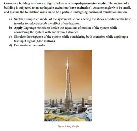 Solved Consider A Building As Shown In The Figure Below As A Lumped