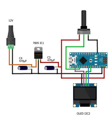 Arduino Ssd1306 Oled Display Module Circuit Diagram And Programming