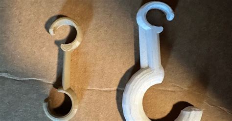 Under Bed Metal Bar Hooks By Spud Hut Download Free Stl Model