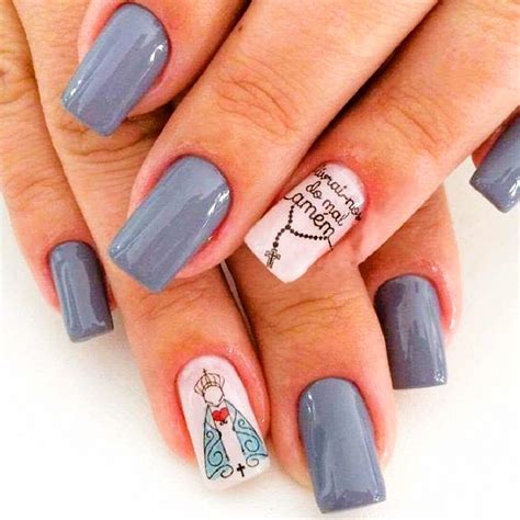 Unhas Decoradas Com Temas Religiosos Veja As Melhores Ideias Unhas