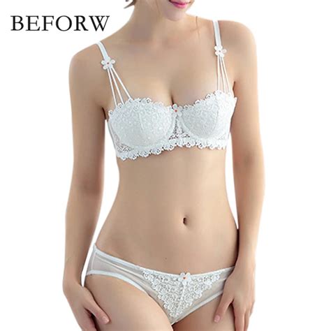 Beforw Exquisite Sexy Nylon Bra Panty Set Fashion Underwire Embroidery
