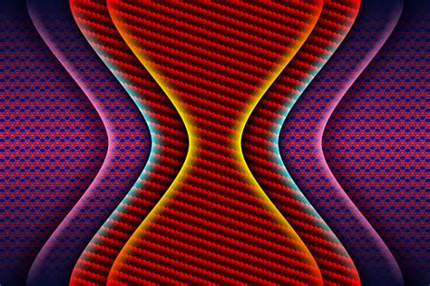 신비한 깊은 빨간색 배경과 동적 효과 광고 마케팅 브로셔 배너 벽지 모바일 스크 리에 대한 프리젠 테이션 템플릿과 파란색 활기찬 그라데이션 0명에 대한 스톡 벡터 아트 및