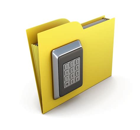 Premium Photo Folder For Papers With A Combination Lock