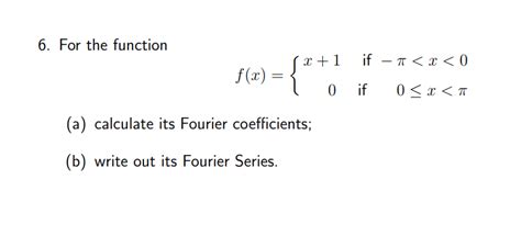 Solved For The Function Chegg