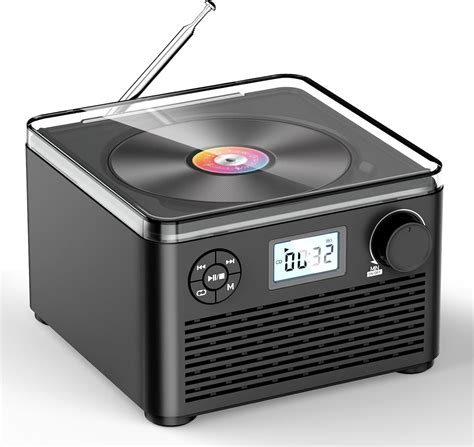 Kuephom Portable Cd Player With Speakers Bluetooth And Fm