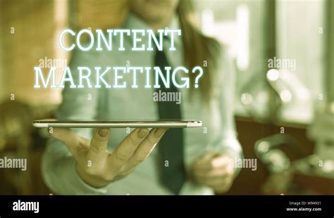 Word Writing Text Content Marketing Question Business Photo Showcasing Involves Creation And