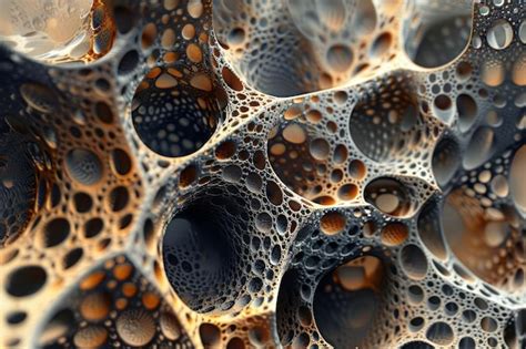 Fractal Design Resembling A Natural Pattern With Branching Structures And Organic Textures