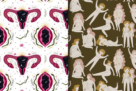 Patterns Minimalism Nude By Chikovnaya TheHungryJPEG