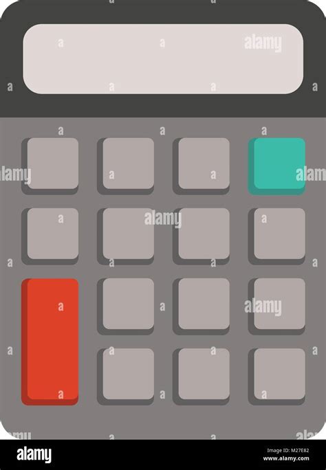 Calculator Math Device Stock Vector Image Art Alamy