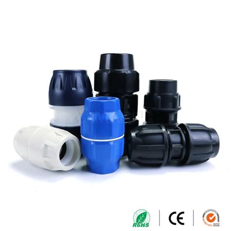 40mm Compression Fittings Equal Coupler For Hdpe Pipe Agriculture Water