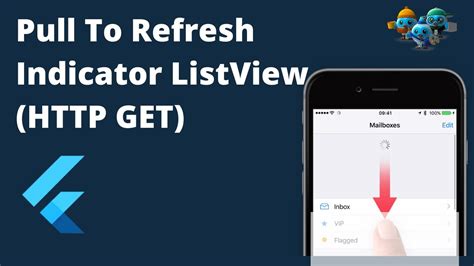 flutter flutter pull to reflesh indicator on listview with get youtube