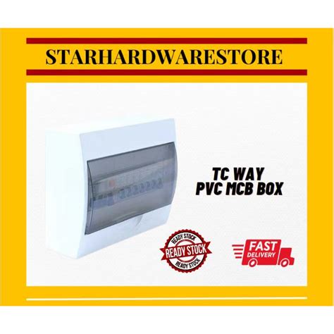 TC WAY PVC MCB BOX 6 8 10 12 14 17 21 26 WAY BOX Shopee Malaysia