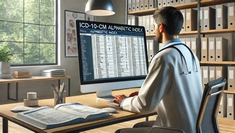best practices for using the alphabetic index in icd 10 cm a
