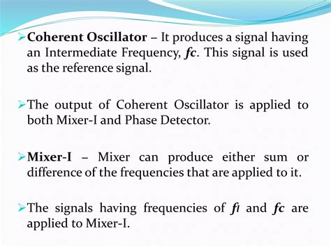 Radar Systems Unit Iii Mti And Pulse Doppler Radars Pdf