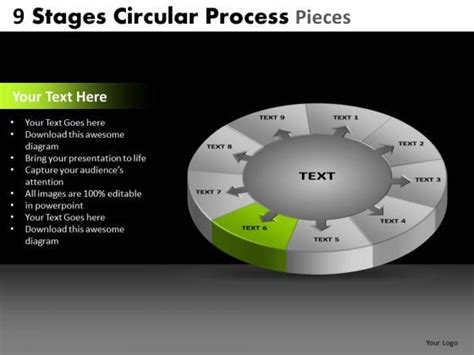 PowerPoint Layout Company Circular Process Ppt Design