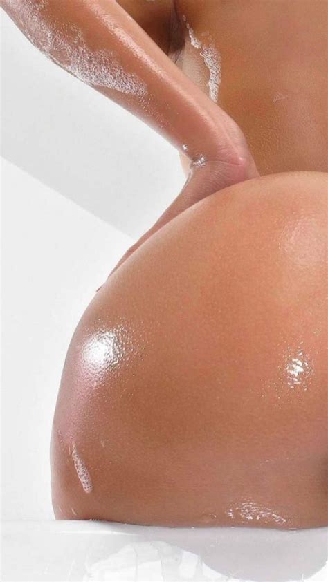 Big Ass Booty Soapy White Background Free Porn Desktop Wallpaper