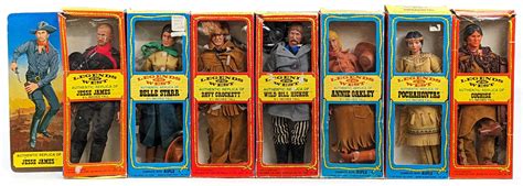 At Auction 7 Excel Toy Corp Legends Of The West Figures