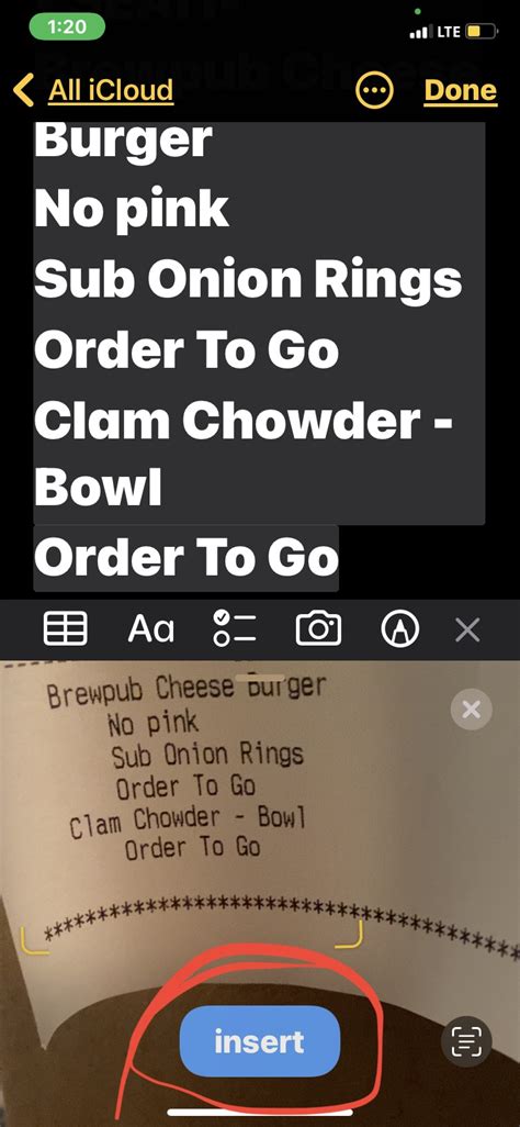 Scan Text Into Notes On IPhone IPad