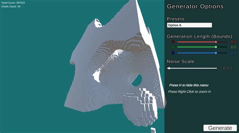 Minecraft Like Voxel Generator By Laurentiu Lucian