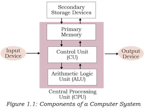 Components And Connections A Visual Representation Of Computer Functional Units