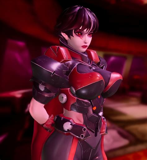 Rule 34 3d 3d Artwork Armor Black Hair Breasts Elizabeth Blythe Hips Huge Breasts Large