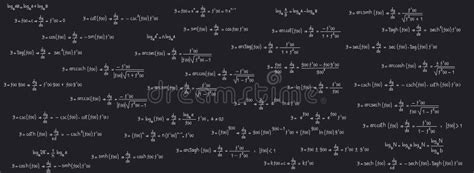 School And University Notes On Exercises Equations And Formulas Of Logarithms Derivatives