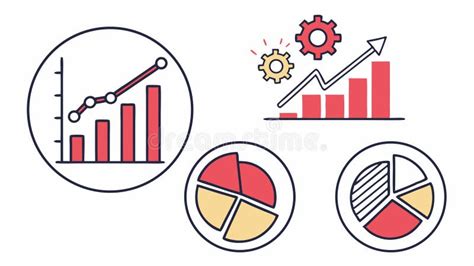 Business Graphs Charts Data Analysis Vector Art Vector Design Generative Ai Stock Vector