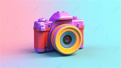 여러 가지 빛깔의 카메라로 그라데이션 배경의 3d 렌더링 라이트 배너 밝은 배경 배경 배너 배경 일러스트 및 사진 무료 다운로드 Pngtree