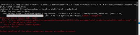 Key Error While Installing Pytorch With Cuda Pytorch Forums