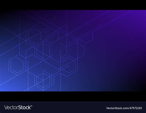 Background Consisting Of Set Hexagonal Cells Vector Image