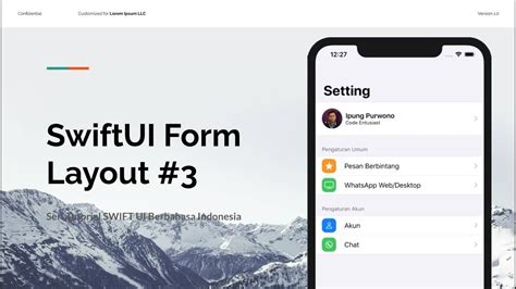 Swiftui Tutorial Bekerja Dengan Form Dan Navigation 3 Tutorial