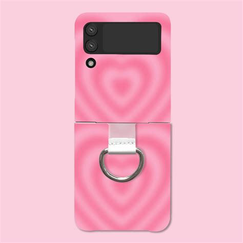 무광 Z플립3z플립4 하트 그라데이션 핑크 캐치링set 감도 깊은 취향 셀렉트샵 29cm