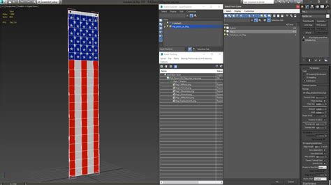 Pull Down Us Flag 3d Model 12 3ds Blend C4d Fbx Max Ma Lxo