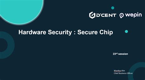 hardware security secure chip