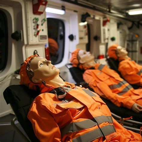 Emergency Services Training Simulation Exercise Premium Ai Generated Image