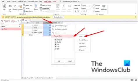 How To Sort And Filter Records In Microsoft Access
