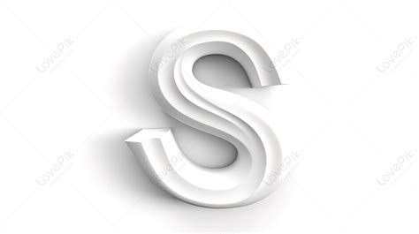 일반 배경에 피부와 같은 모양으로 3d 렌더링된 흰색 가죽 질감 흰색 글꼴의 소문자 S 글꼴 배경 흰색 질감 배경 좋다